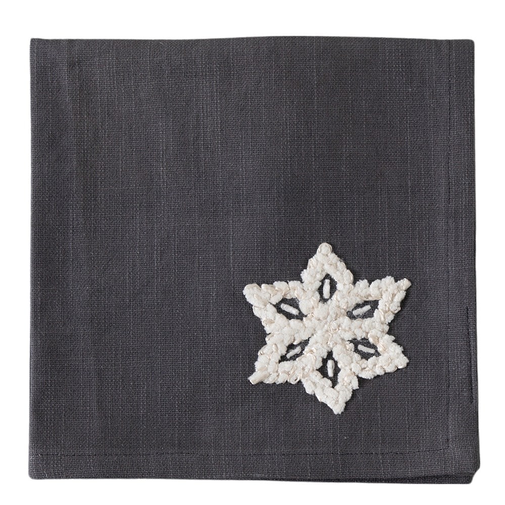 buy-grey-snowflake-embroidered-napkins-set-of-4