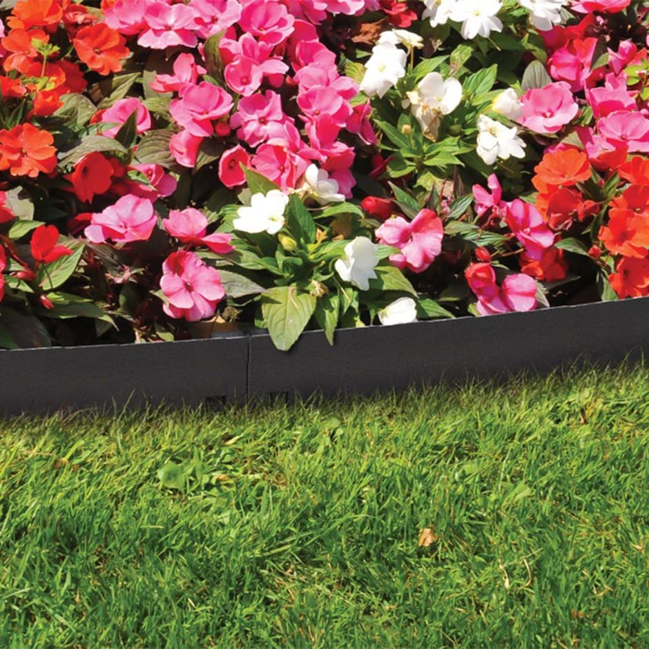 Buy Straight Metal Garden Edging Kit Bronze Delivery By Waitrose Garden