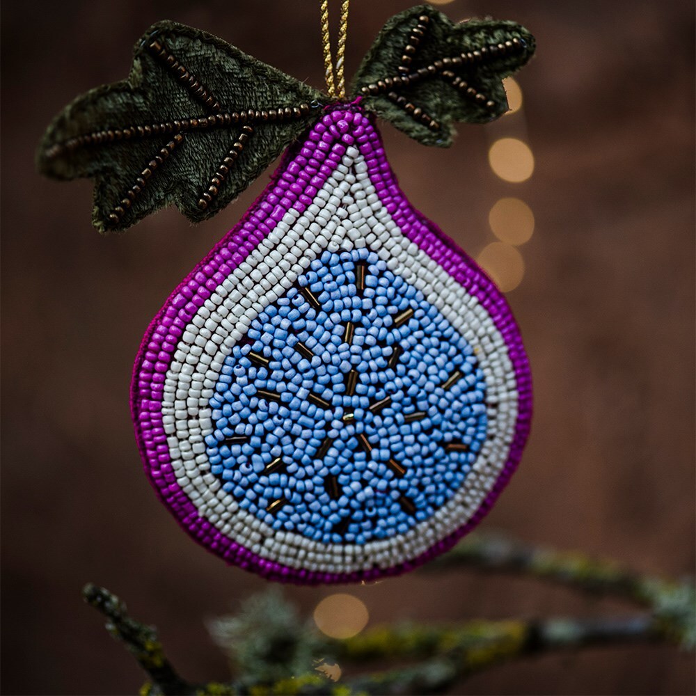 Buy Beaded fig decoration