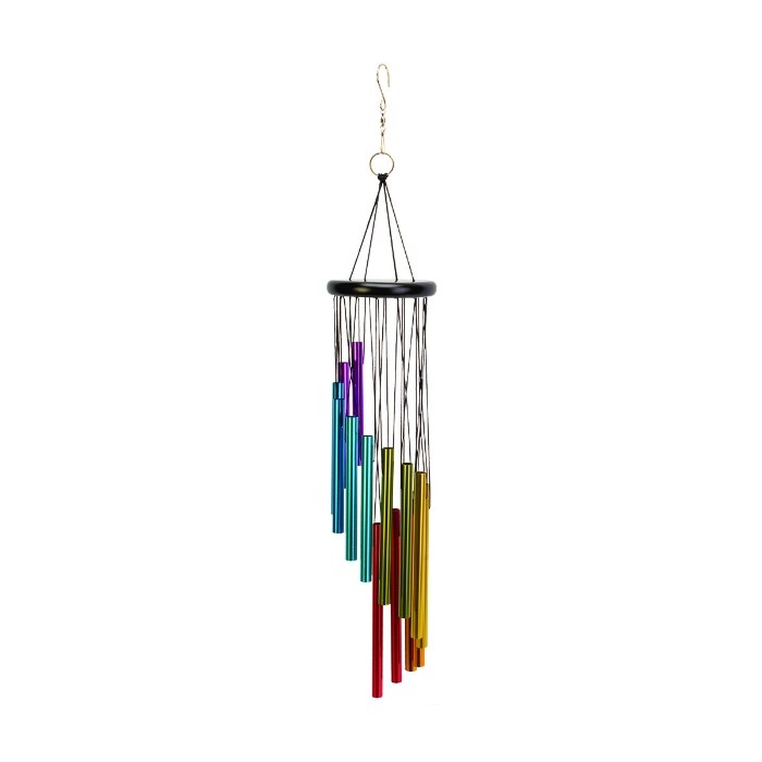 Buy 63cm 25” Rainbow 14-Tube Multi-Colour Wind Chime: Delivery by Primrose