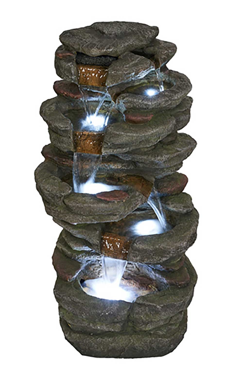 Buy Kettering Rock Falls Water Feature With LED Lights: Delivery by ...