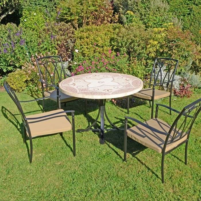 Buy Provence Dining Table With Ascot Chair Set: Delivery by Primrose