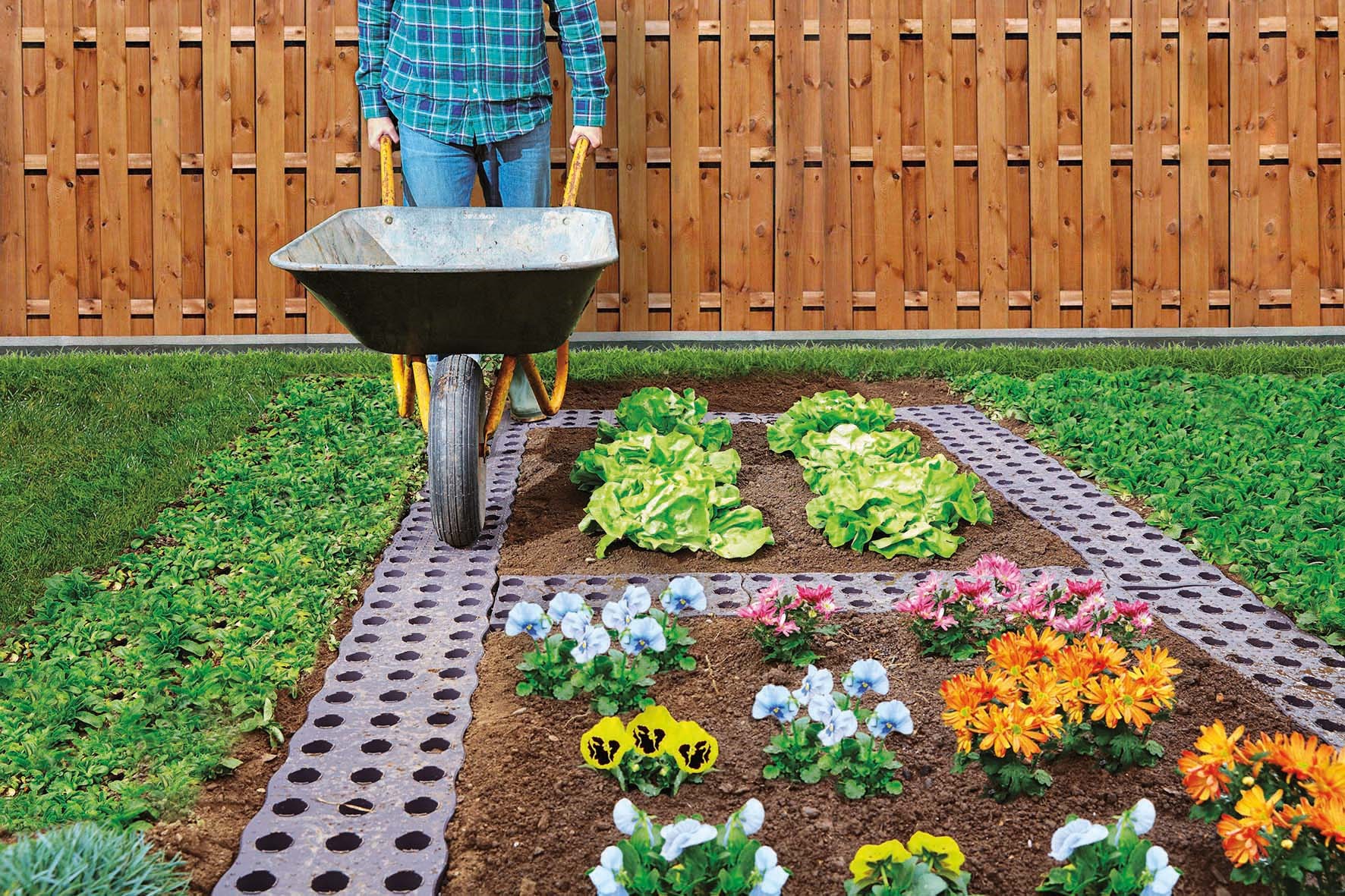 Buy Maxi Garden Board 4 Per Set In Dark Brown: Delivery by Primrose