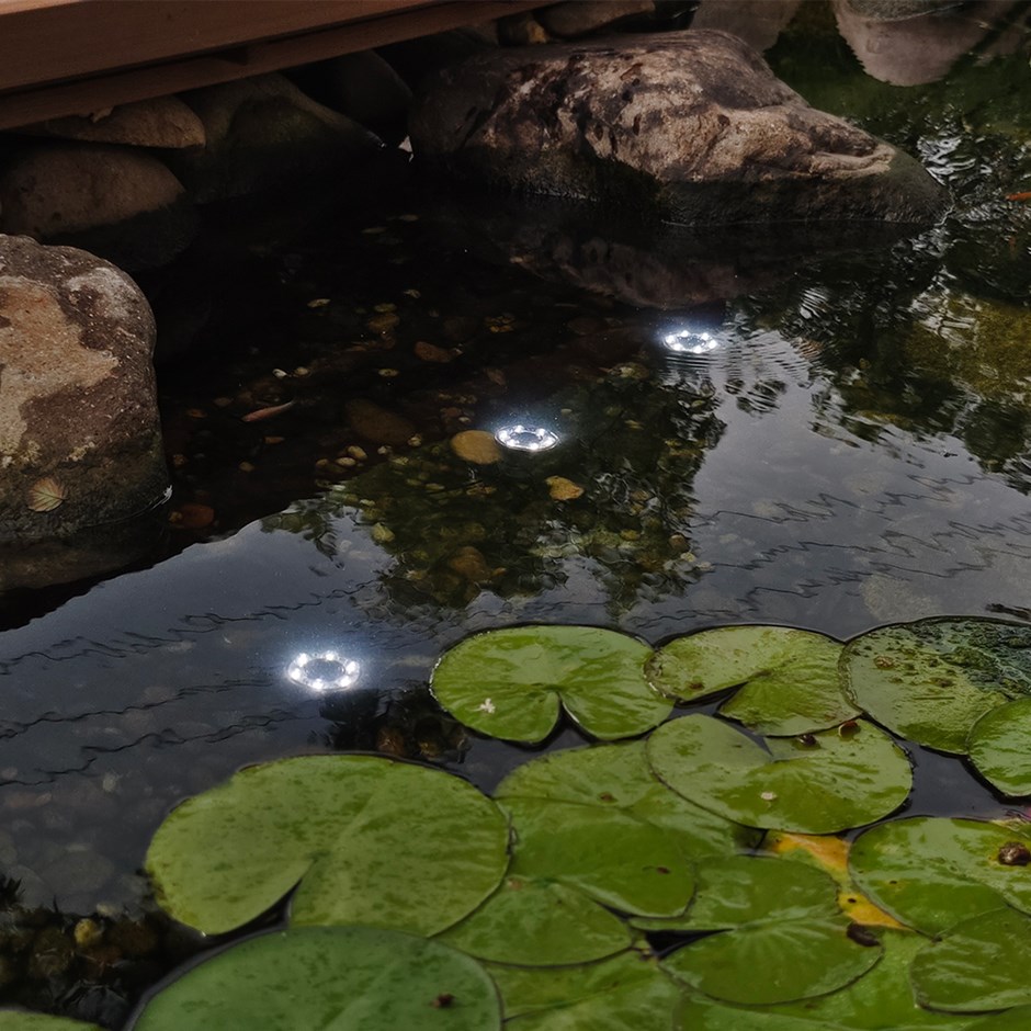 Buy Submersible Solar LED Pond Lights: Delivery by Primrose