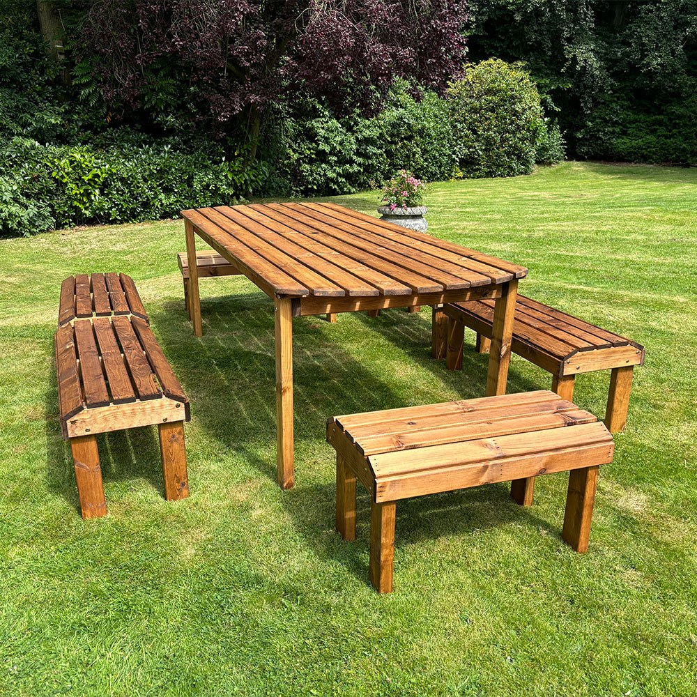 Buy W400cms | Knights Table Set | 10 Seater | Wood: Delivery by Primrose