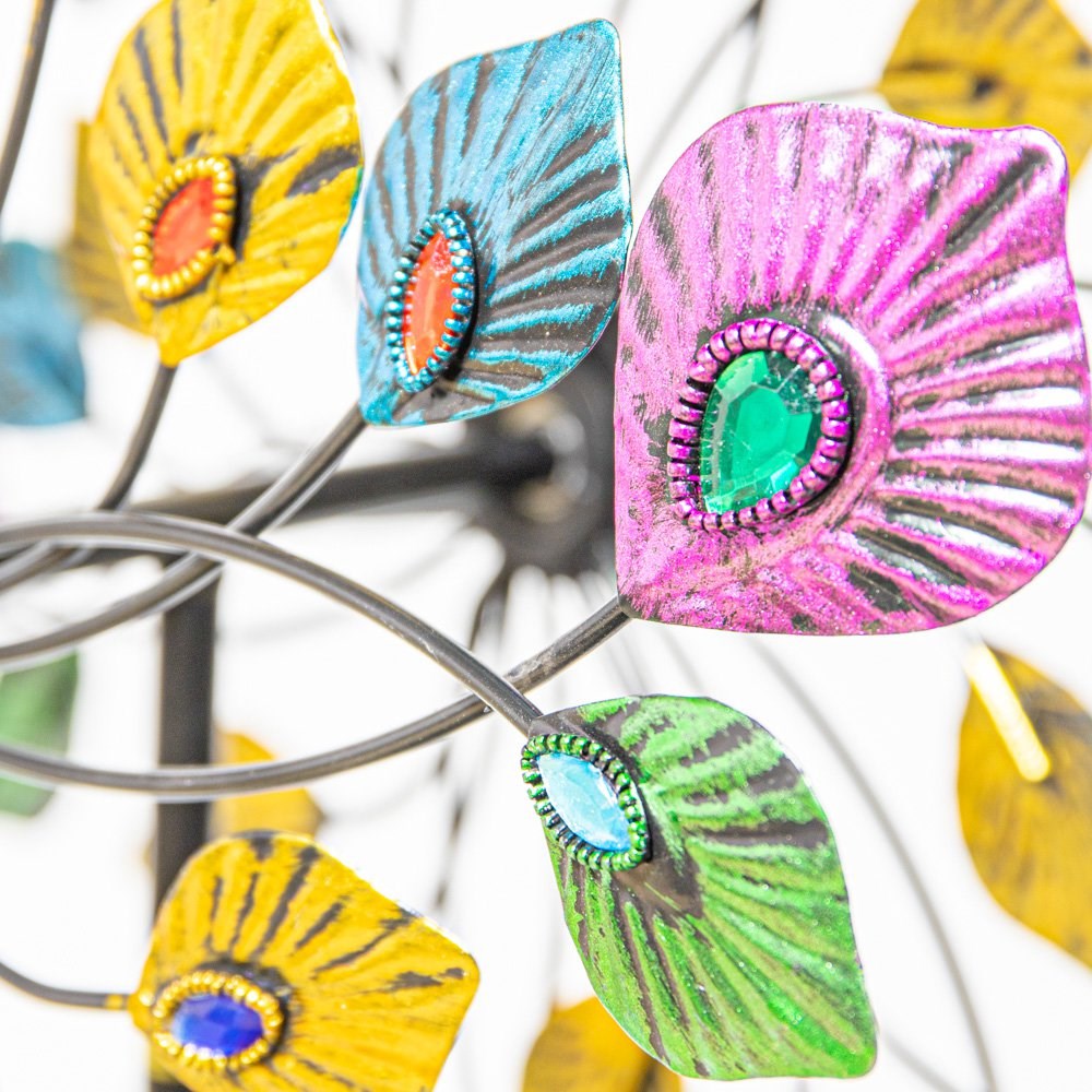 Buy Peacock Feather Wind Spinner Dia 36cm by Primrose™: Delivery by ...