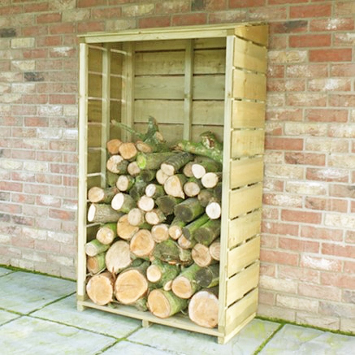 Buy Pressure Treated Tall Wall Log Store Sawn: Delivery by Primrose