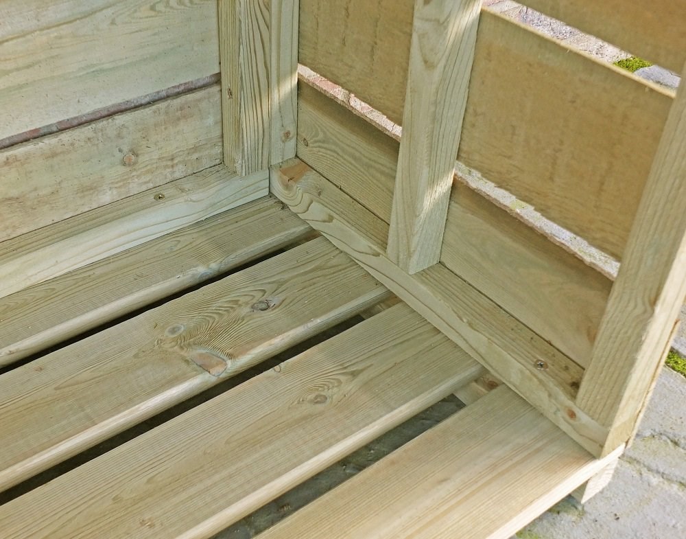 Buy Pressure Treated Tall Wall Log Store Sawn: Delivery by Primrose