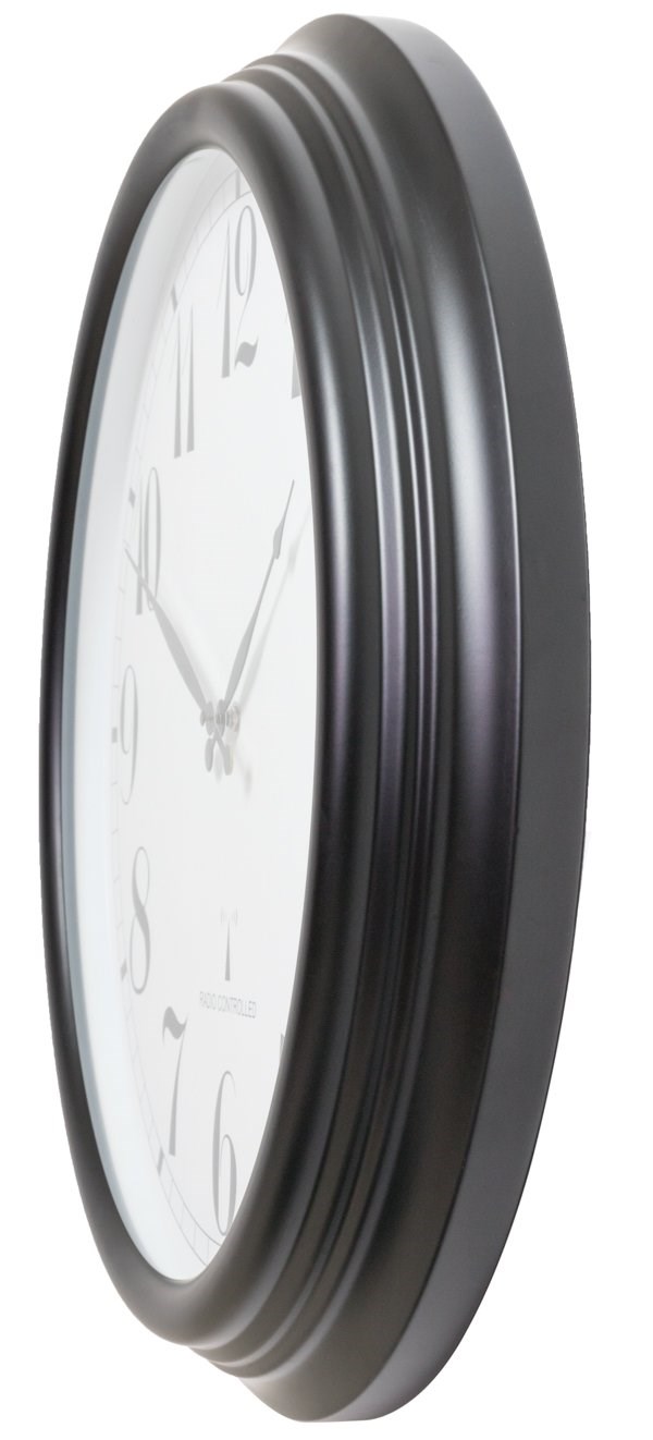 Buy 57cm Perfect Time Large Black Outdoor Clock - About Time™: Delivery ...