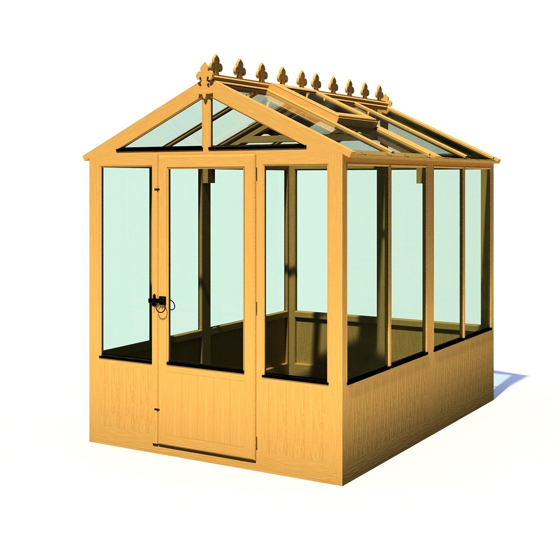 Buy 8ft x 6ft Holkham Wooden Greenhouse: Delivery by Primrose