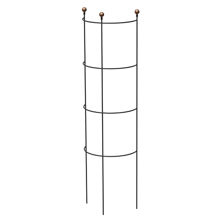 Buy Modern Farmhouse 83cm Half Round Vegetable Ladder Black: Delivery ...