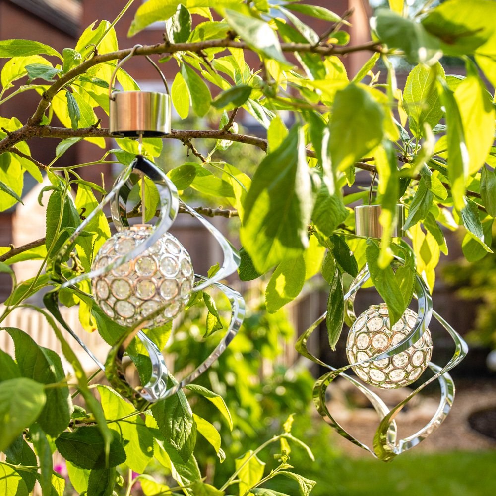 Buy Hanging Solar Wind Spinner Colour Changing Light by Solaray ...