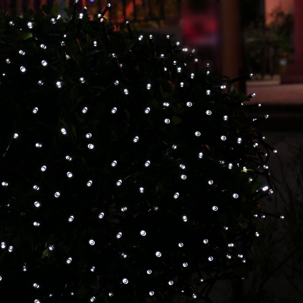 Buy 12m 100 White LED Solar Fairy String Lights by Solaray: Delivery by ...