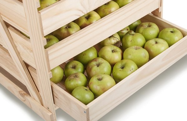 Buy 10 Drawer Wooden Apple Storage Rack H156cm x W60cm x D55cm by ...