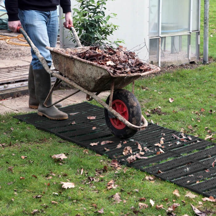 Buy Instant Garden Roll Out Path Black - Plastic - Chevron - 3 Metres ...