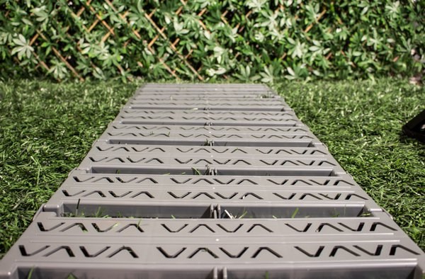 Buy Instant Garden Roll Out Path Grey - Plastic - Chevron - 3 Metres ...