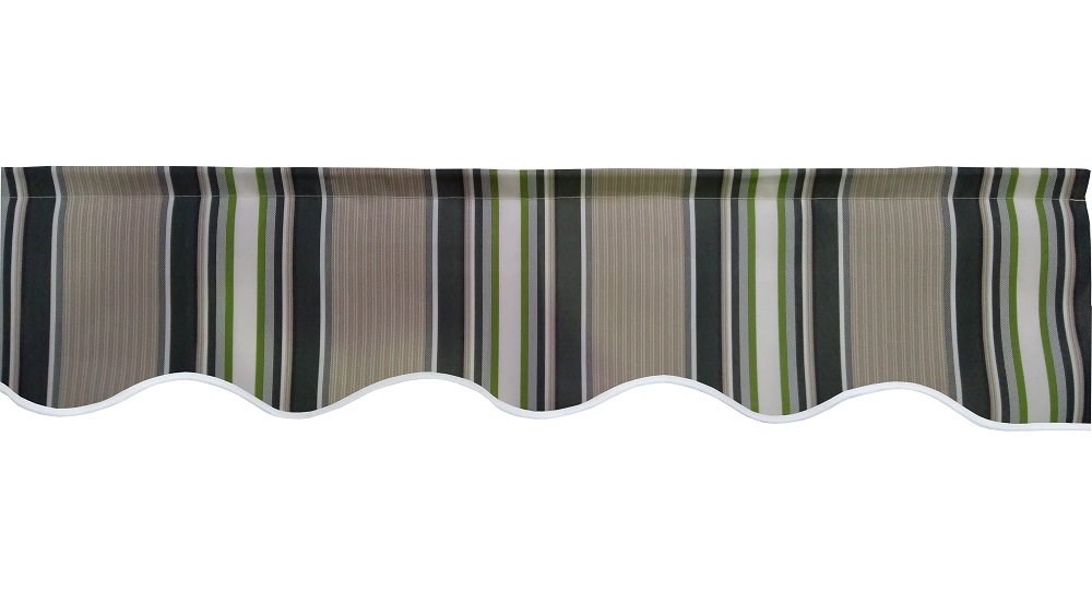 Buy 4m Multi Stripe Valance - Wavy: Delivery by Primrose